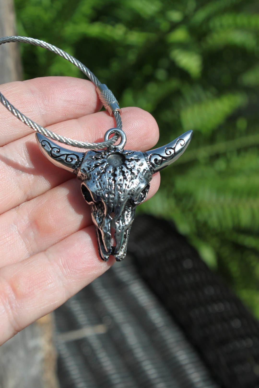 STAINLESS Steel SKULL Key Chain | Cattle Skull Key Chain | Key Chain ...