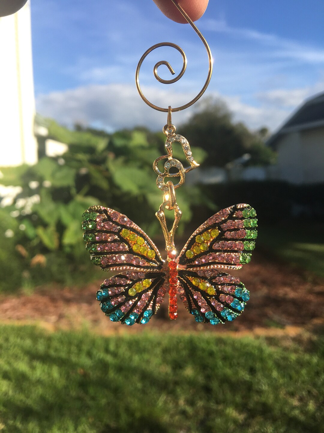 CHRISTMAS SPRING Butterfly Christmas Ornament | Butterfly Ornament ...