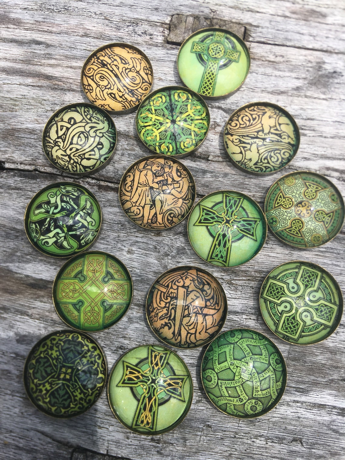 CELTIC Magnet Set | Celtic Cross | Celtic Knot | Irish | Vintage Irish ...