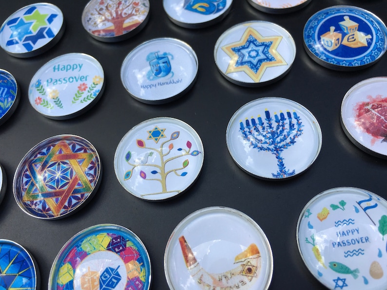Jewish Refrigerator Magnets | Housewarming Gift | Jewish Faith Gift ...