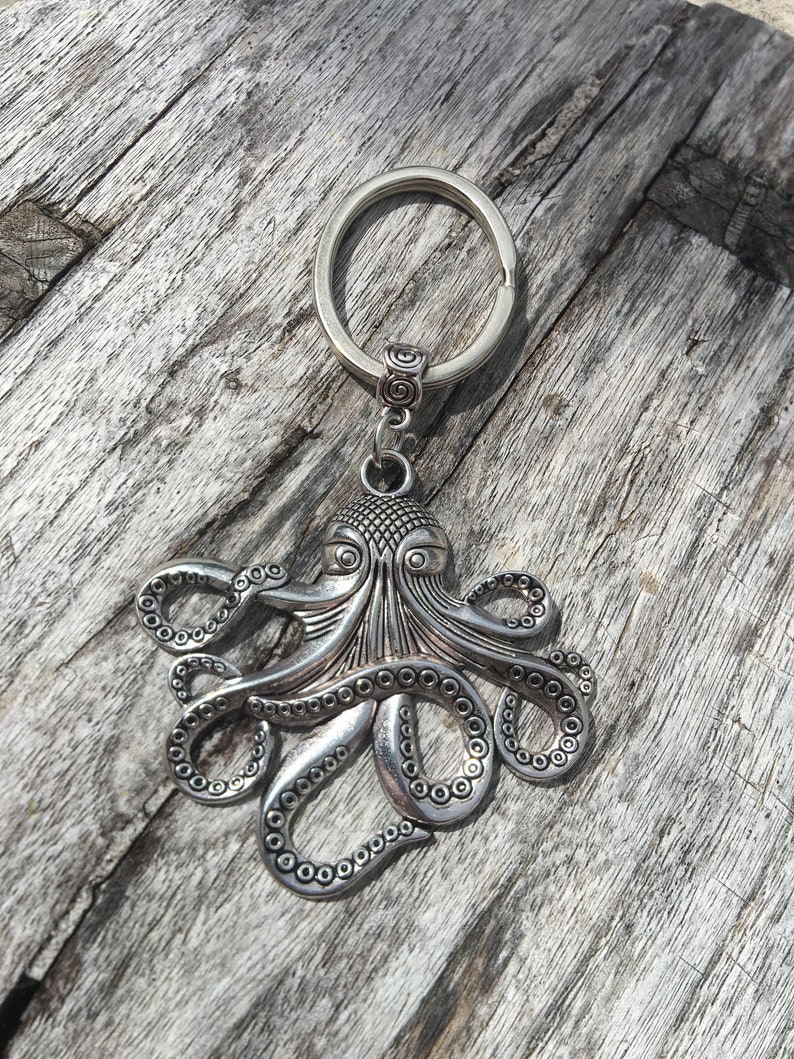 Octopus Key Chain | Octopus Key Ring | Octopus Purse Charm | Stocking ...