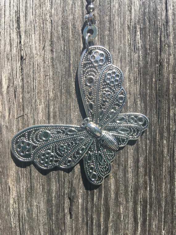 Butterfly Fan Pull Butterfly Decor Butterfly Garden Fan | Etsy