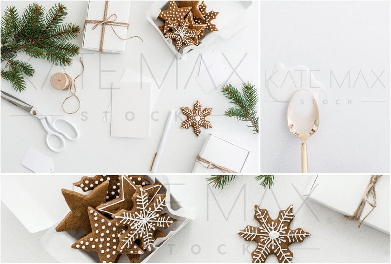 Gingerbread Cookies Holiday Stock Photo Bundle / Christmas - Etsy