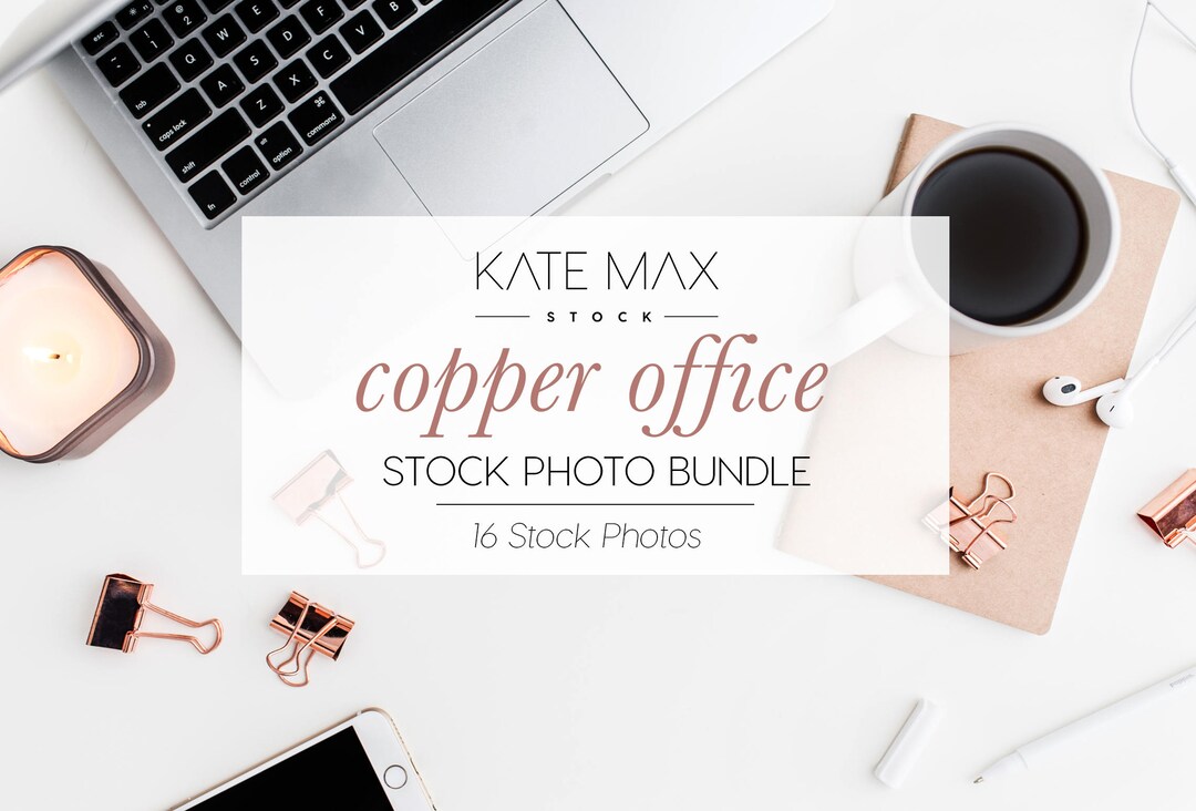 Copper Office Styled Stock Office Bundle / Styled Stock Photos / 16 ...