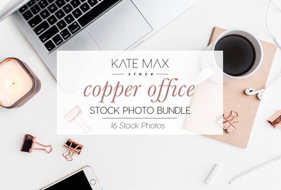Copper Office Styled Stock Office Bundle / Styled Stock Photos - Etsy