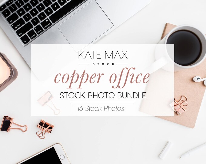 Copper Office Styled Stock Office Bundle / Styled Stock Photos - Etsy
