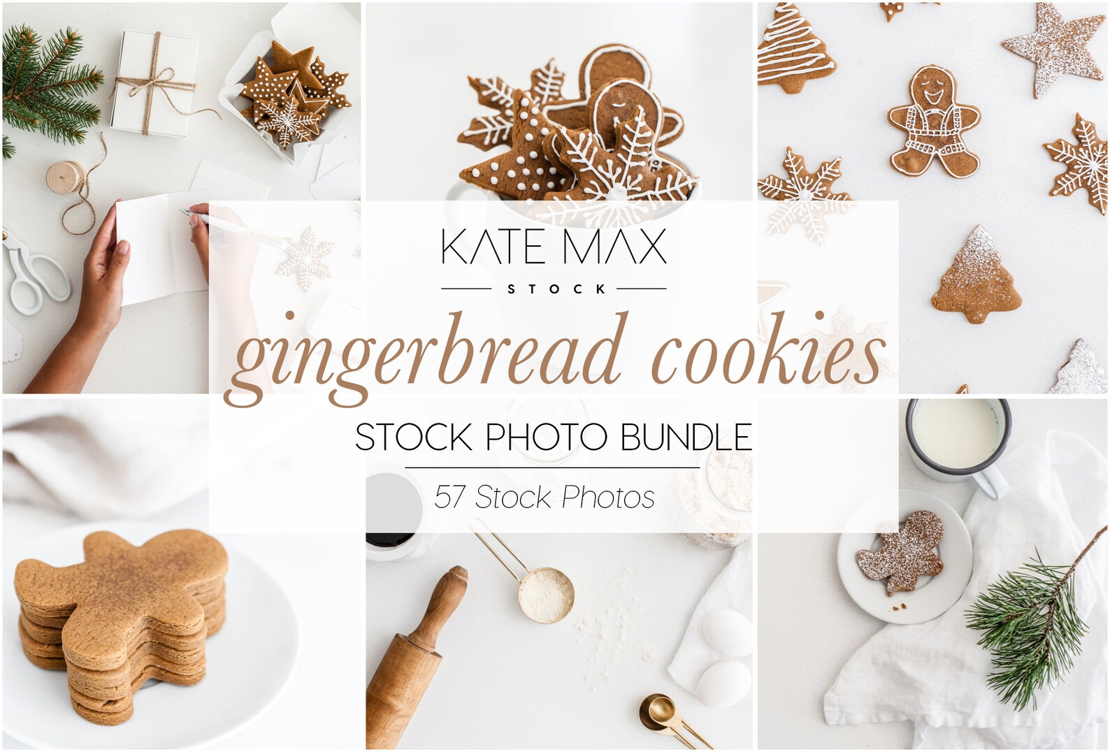 Gingerbread Cookies Holiday Stock Photo Bundle / Christmas - Etsy