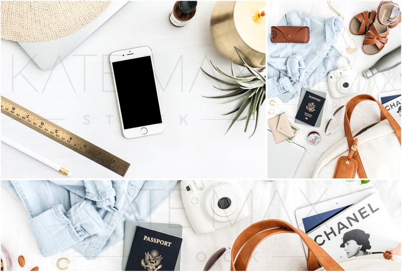 Modern Travel Stock Photo Bundle / Styled Stock Photos / 17 - Etsy