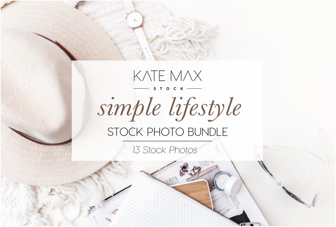 Simple White Lifestyle Stock Photo Bundle / Styled Stock - Etsy