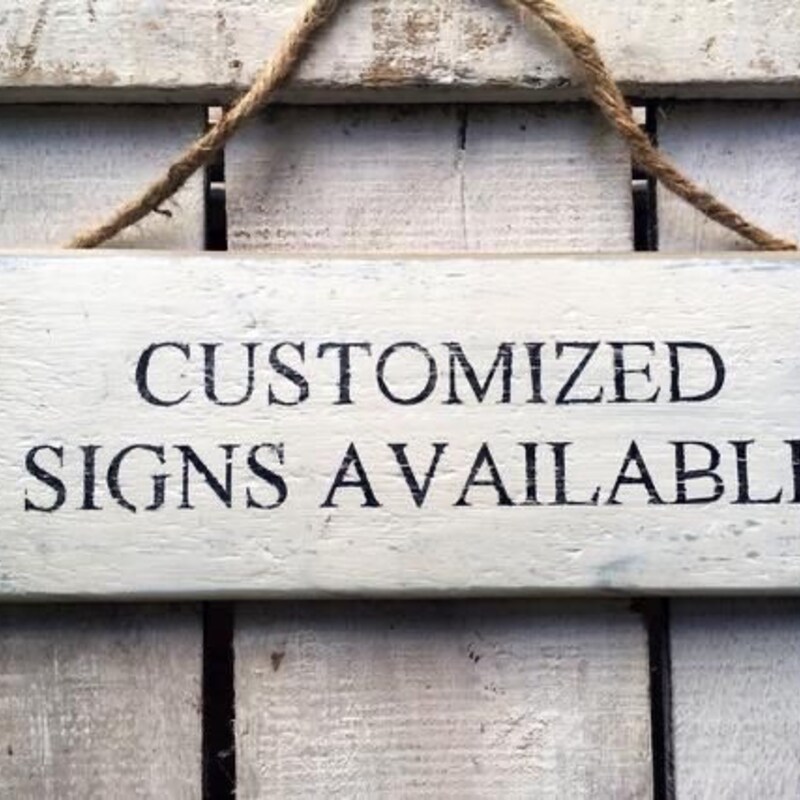 Custom Wood Signs - Etsy
