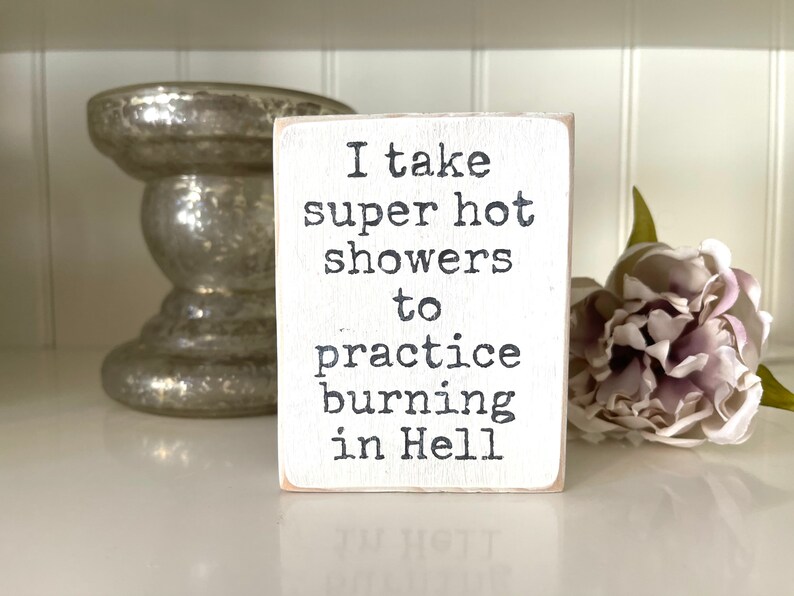 Funny Shower Sign. I Take Super Hot Showers. Shower Room - Etsy