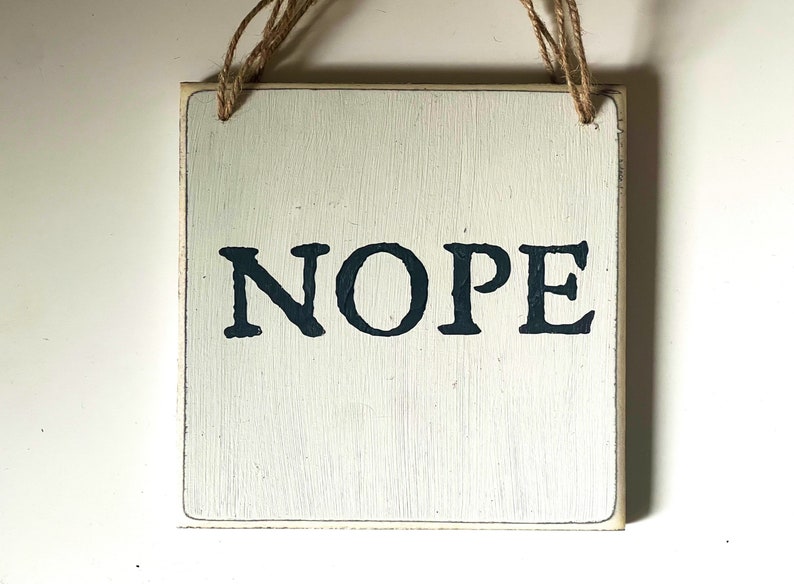 Nope Yep. Funny Do Not Disturb Sign. Home Office Sign. Working - Etsy