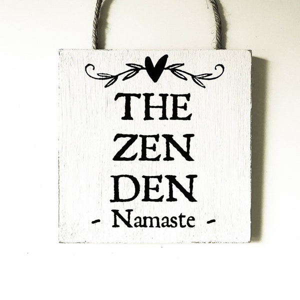 Yoga Zen Sign - Etsy