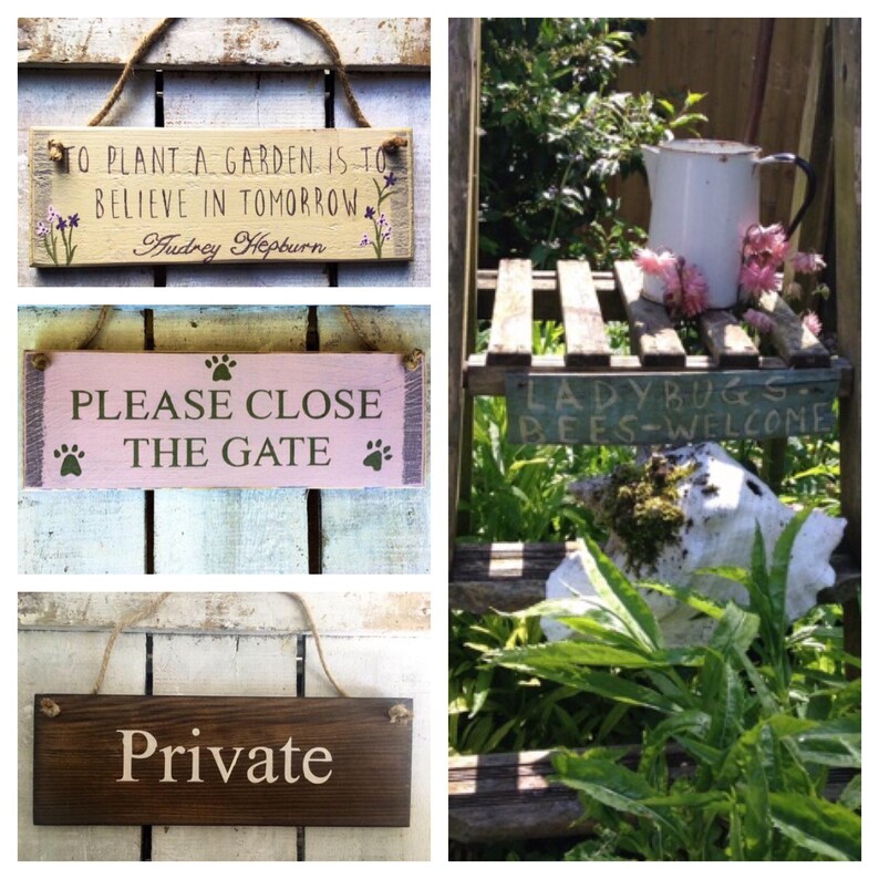 Please Latch the Gate. Outdoor Wood Sign. Custom Wording | Etsy UK