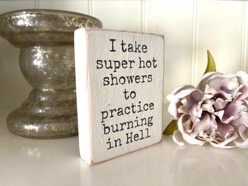 Funny Shower Sign. I Take Super Hot Showers. Shower Room - Etsy