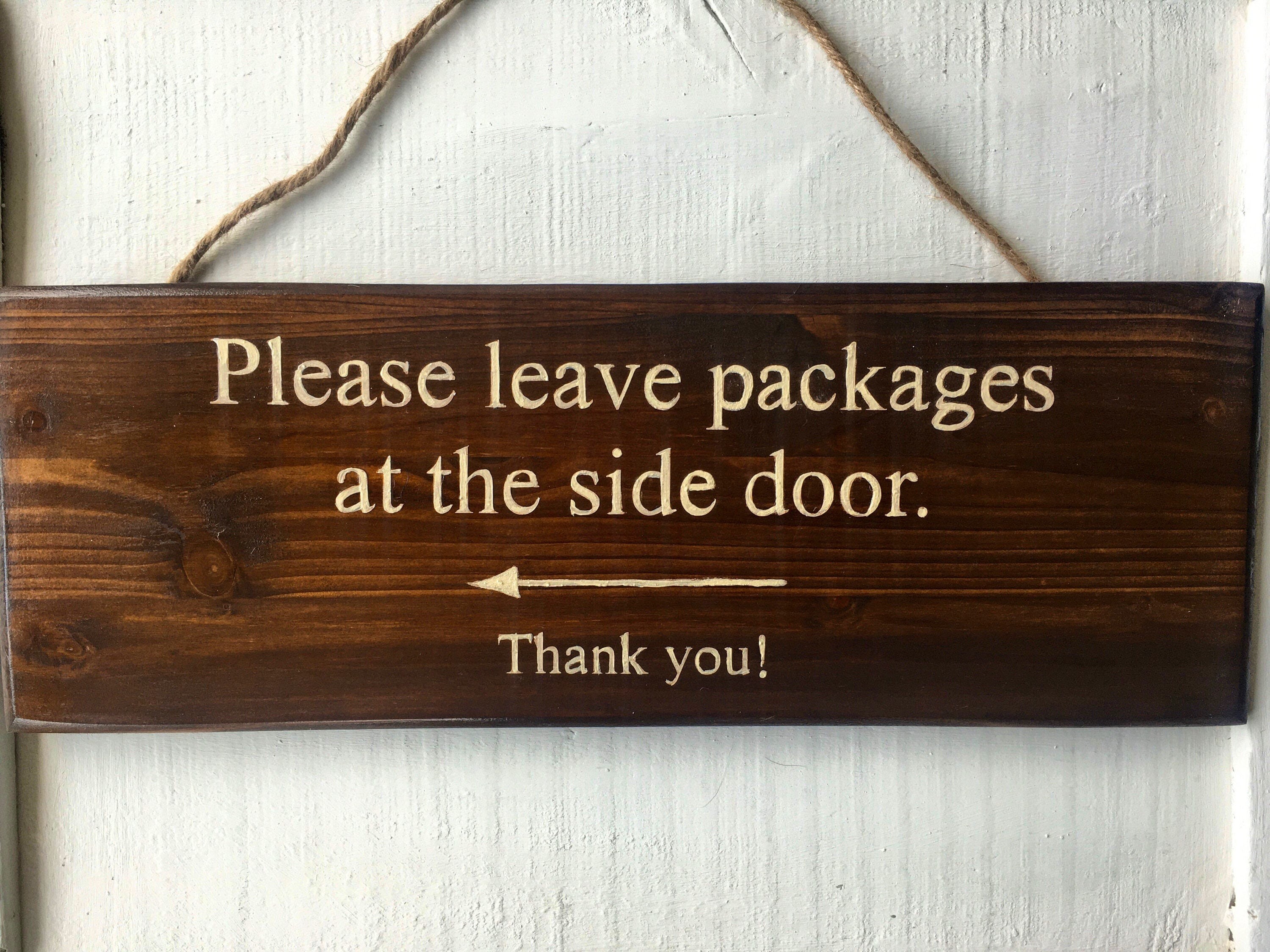 Large Custom Deliveries Sign. Directional Arrow. Customised | Etsy