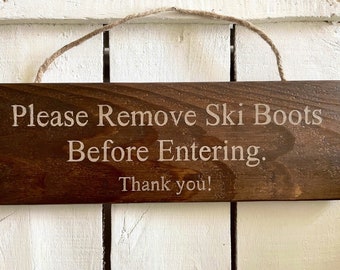Welcome Mountain Lodge Sign Personalized Ski Family Name - Etsy