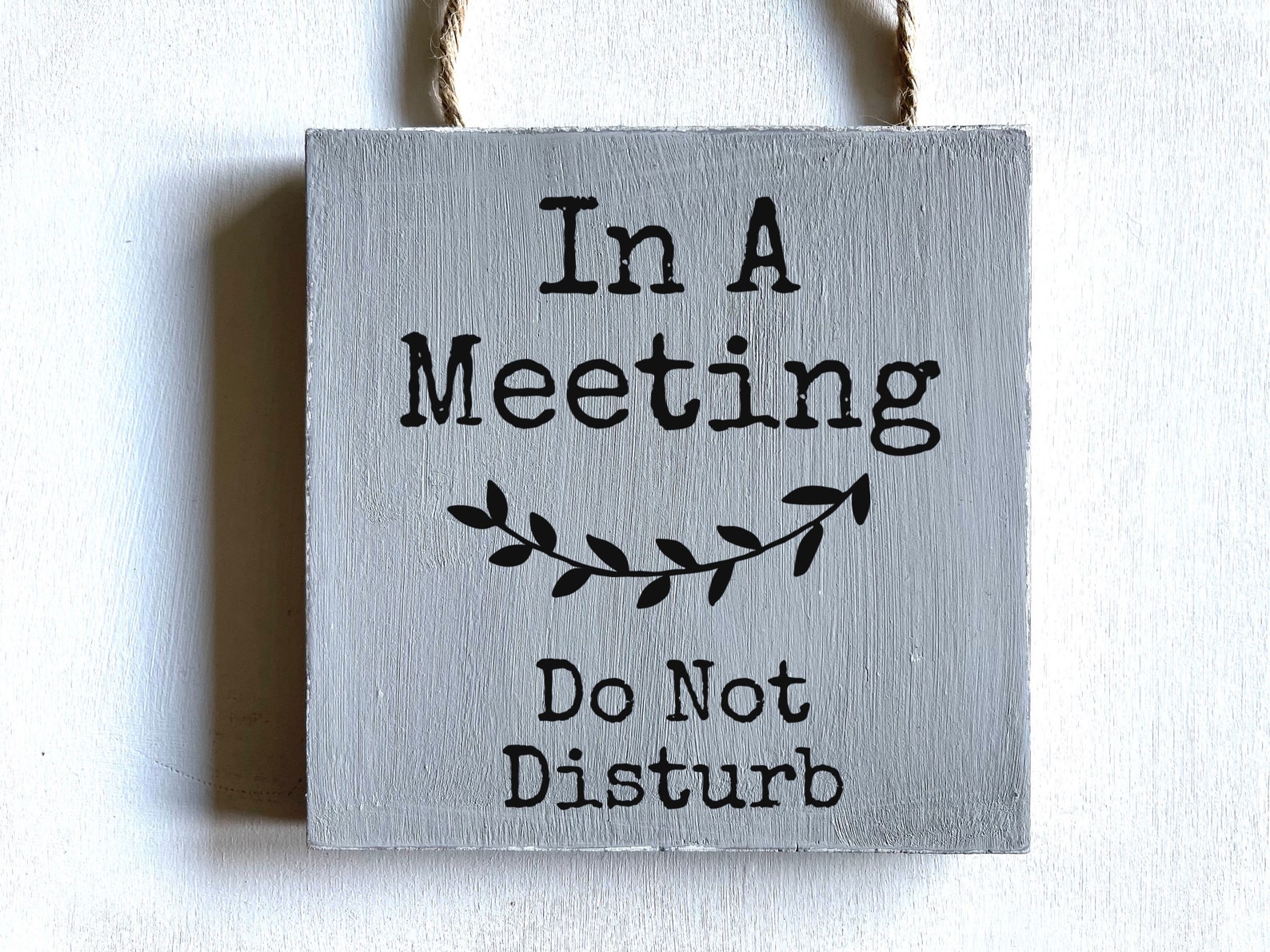 In A Meeting Sign. Custom Office Door Sign. Home Office Sign. | Etsy