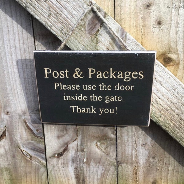 Please Leave Packages Inside the Door - Etsy