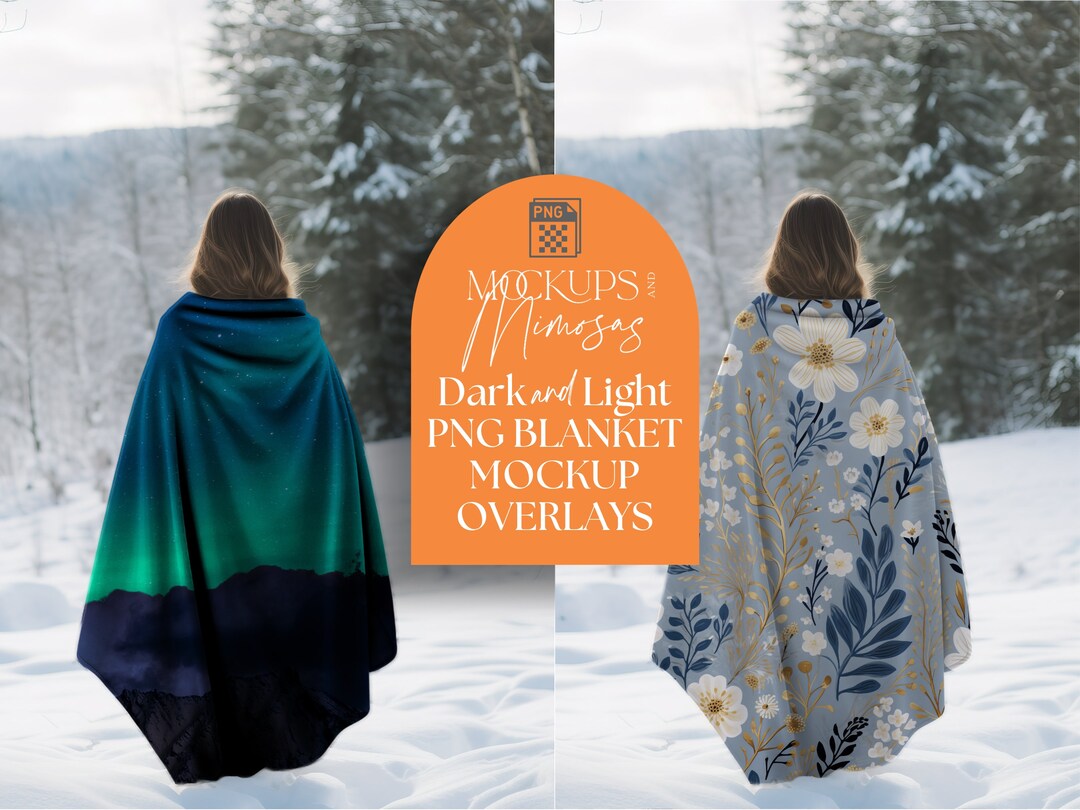 Velveteen BLANKET Mockup. Winter. Fleece Throw Blanket PNG Overlays ...