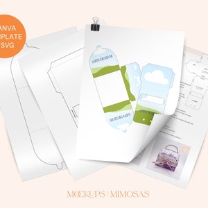 Purse 11oz Mug Box Template, SVG, Canva Editable (digital File) - Etsy
