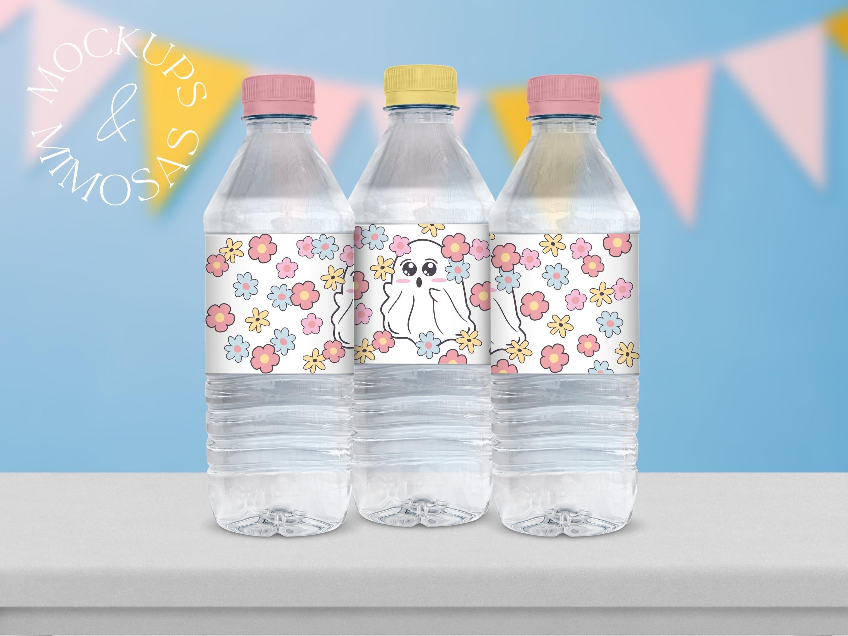 CANVA Water Bottle LABEL Mockup.full Wrap Label. Party Favor - Etsy