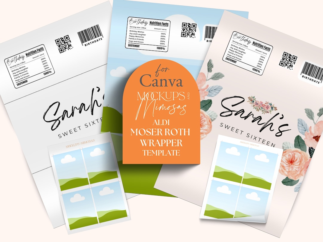 Editable Candy Bar Wrapper Template, Party Favor (digital Download) - Etsy
