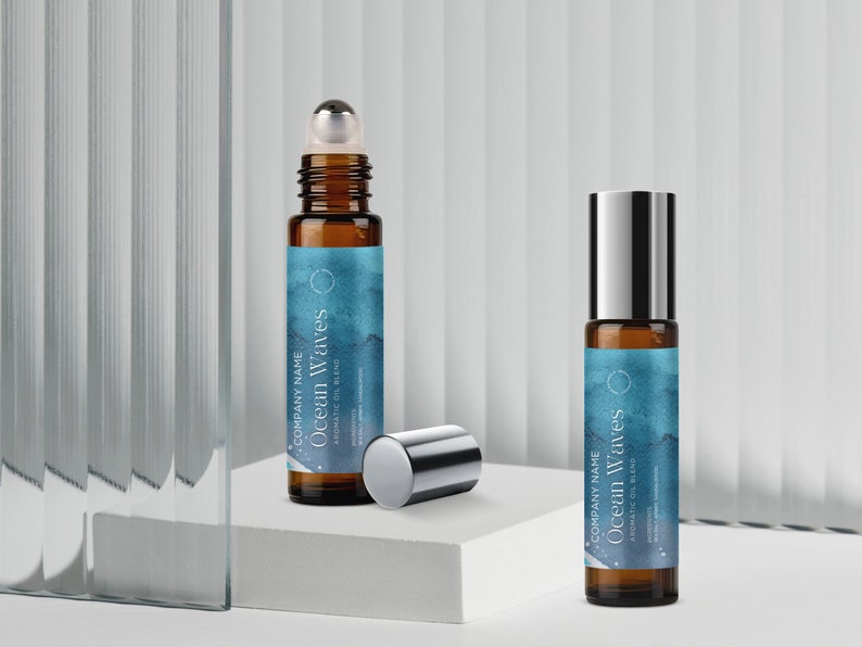10ml Roll-on Bottle Mockup | Canva Label Template - Etsy Australia