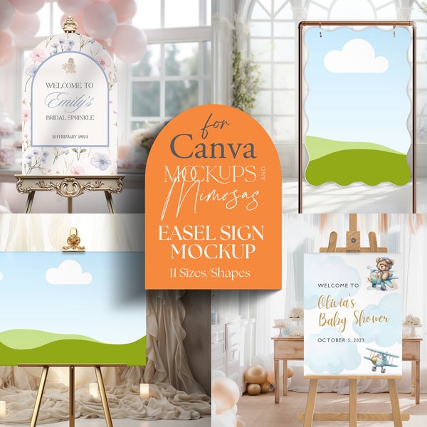 Canva Event Mockup - Etsy