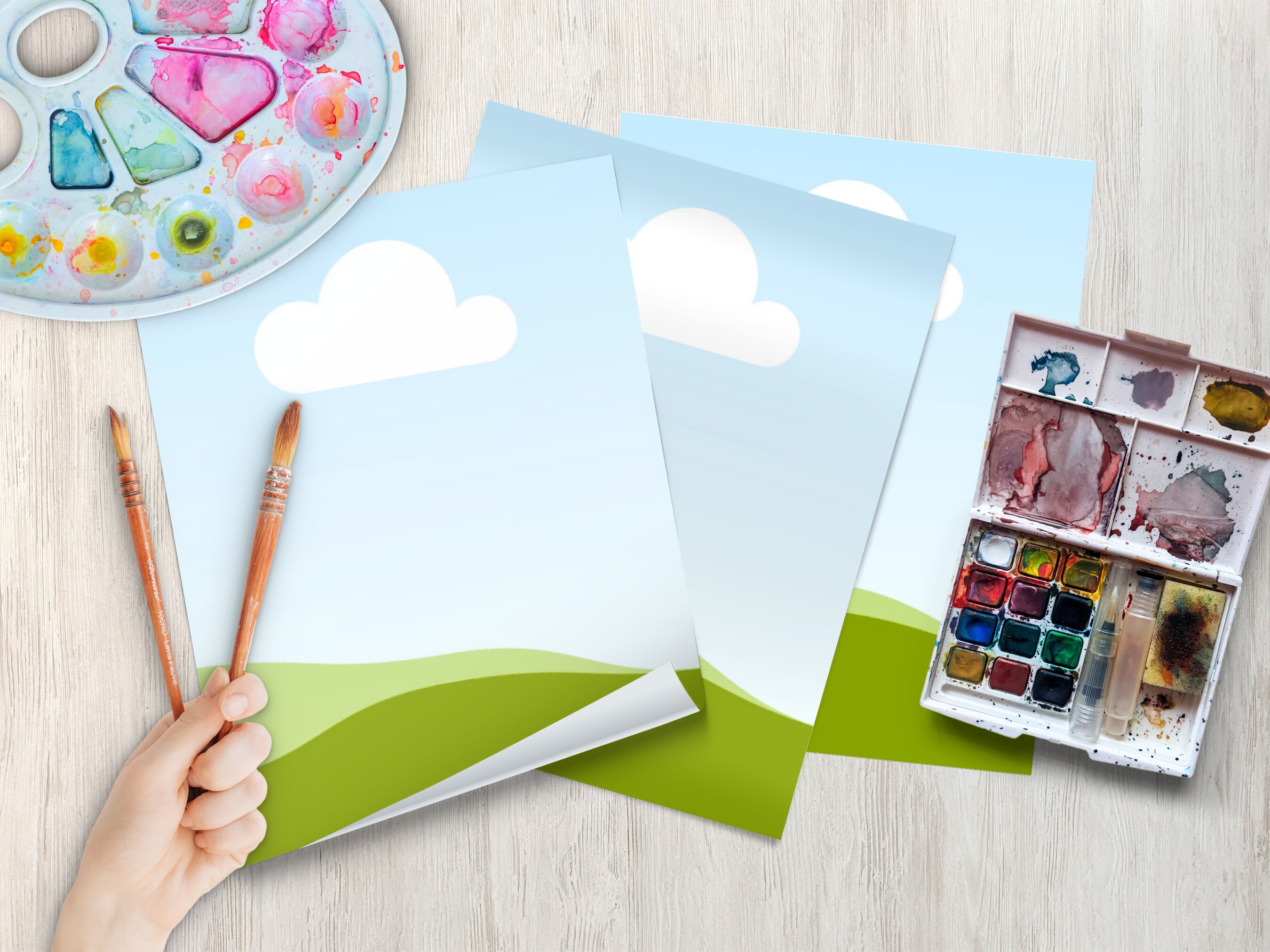 Coloring Book Mockup, Activity Pages Listing Templates. Canva. - Etsy