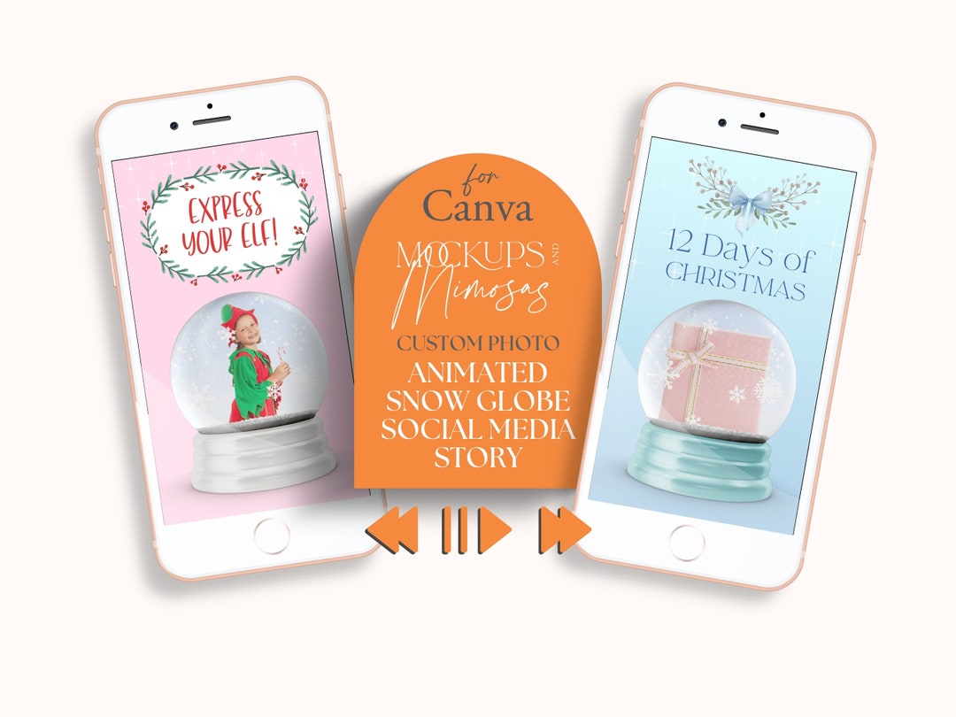 ANIMATED Snow Globe Story. Personalised Animated Snow Globe. Social ...