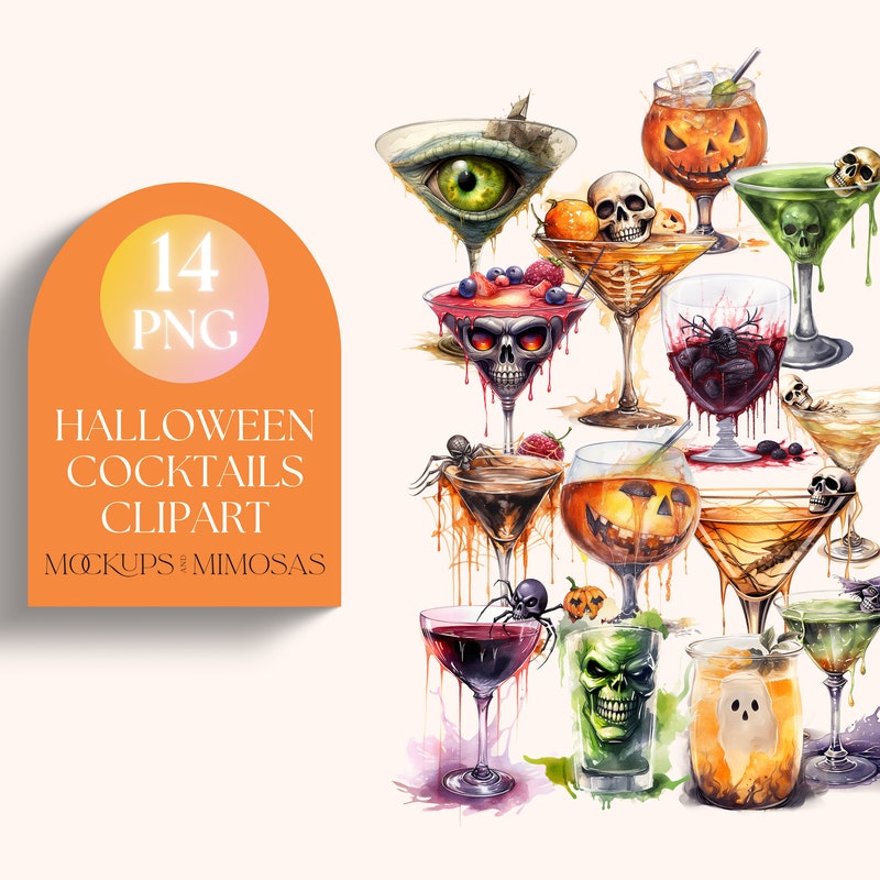 Halloween Cocktail - Etsy