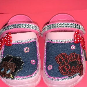 Betty Boop Bling Clogs-toddler - Etsy