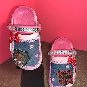Betty Boop Bling Clogs-toddler - Etsy