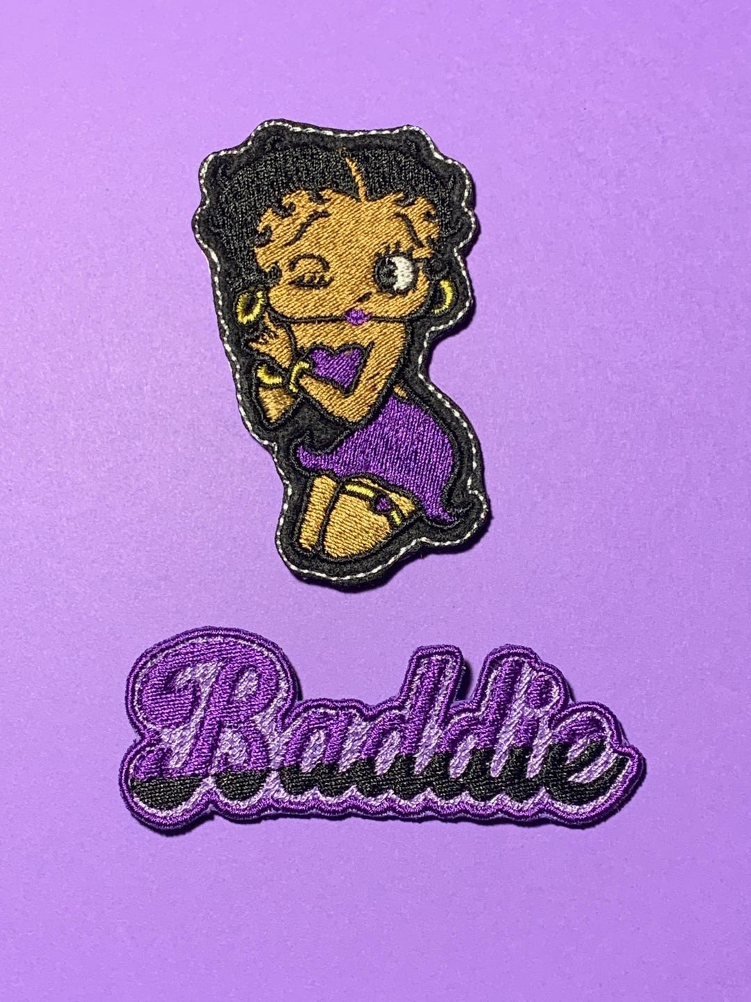 Betty Boop Baddie Patch Set-3in - Etsy