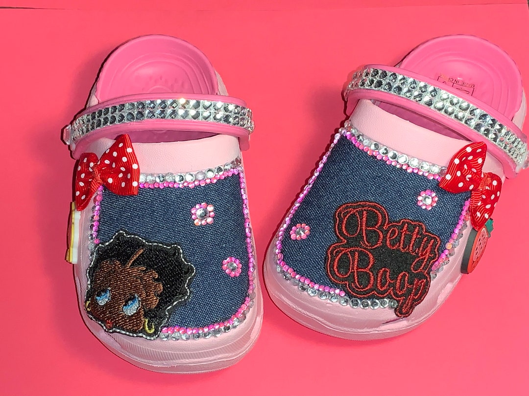 Betty Boop Bling Clogs-toddler - Etsy
