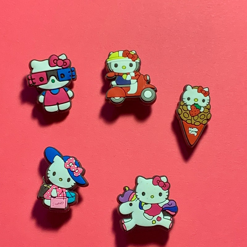 Hello Croc Kitty Charms - Etsy