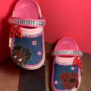 Betty Boop Bling Clogs-toddler - Etsy