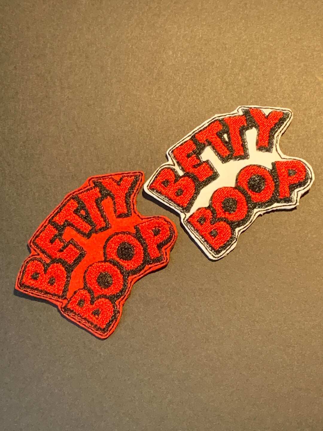 Betty Boop Name Patch-red - Etsy