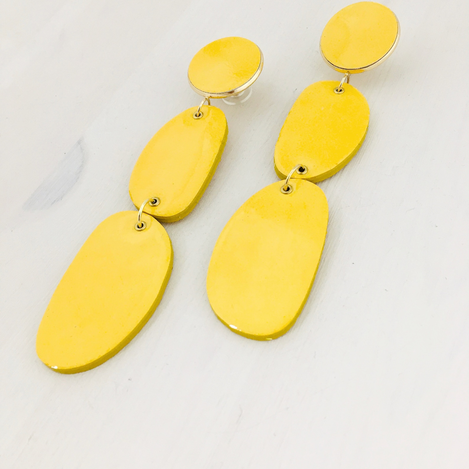 Large Drop Statement Earrings - Etsy