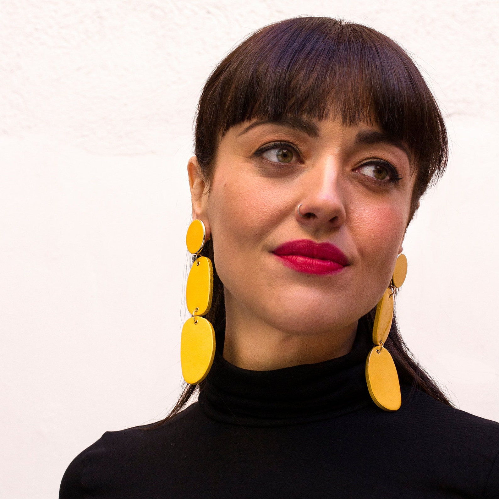 Large Drop Statement Earrings - Etsy