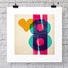 Love N8 london Postcode Series Giclee Print - Etsy