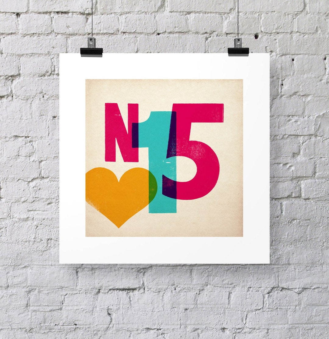 Love N15 london Postcode Series Giclee Print - Etsy