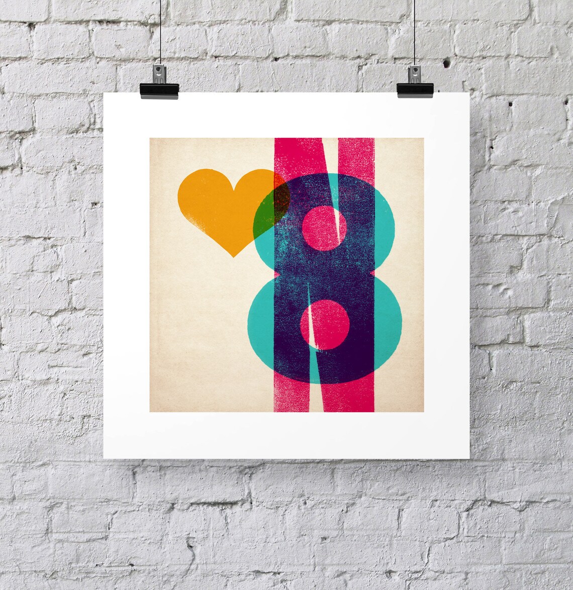 Love N8 london Postcode Series Giclee Print - Etsy
