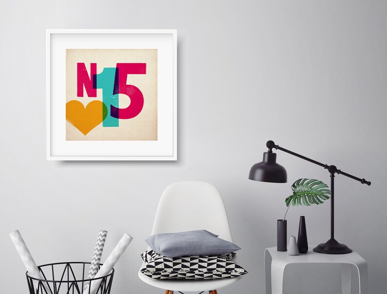 Love N15 London Postcode series giclee print | Etsy