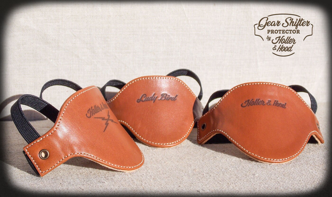 Motorcycle Shifter Boot and Shoe Cover in Light Brown Calf Leather ...