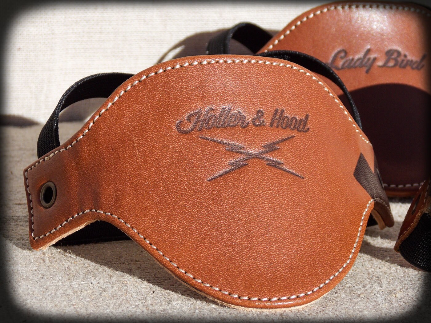 Motorcycle Shifter Boot and Shoe Cover in Light Brown Calf Leather ...
