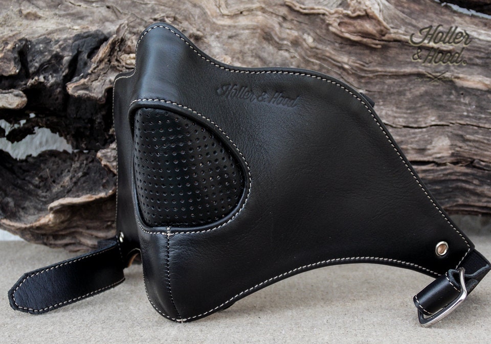 Ladies' Riding Leather Mask by Holler&hood Ladybird Motorcycle and ...