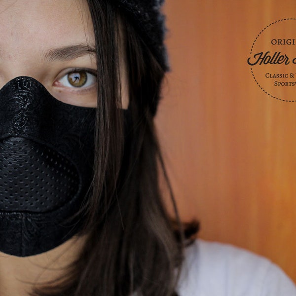 Leather Face Mask - Etsy