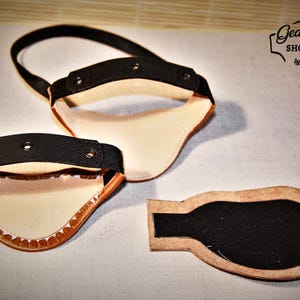 Motorcycle Shifter Boot and Shoe Cover in Light Brown Calf Leather ...